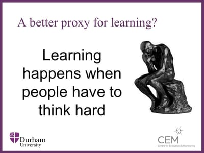 Thinking Hard... Practical Solutions for the Classroom