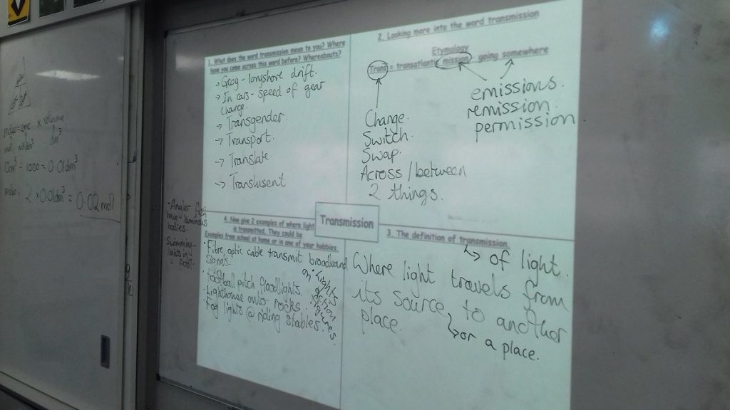 Vocabulary Knowledge and the 'Frayer Model'