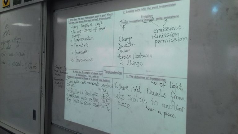 Vocabulary Knowledge and the 'Frayer Model'