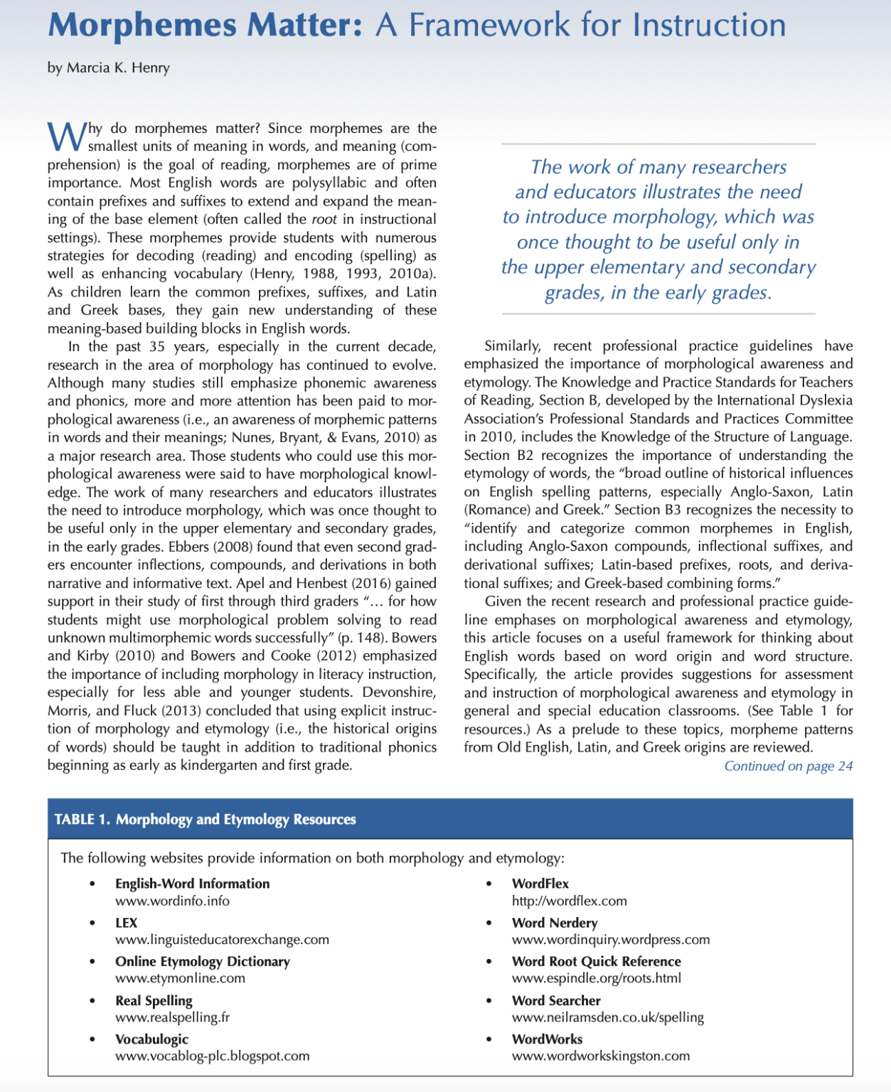 Mighty Morphology - 5 Resources
